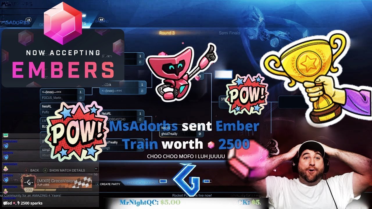 MsAdorbs Ember Hype - Mixer Streamer Hits 2000 Followers - YouTube