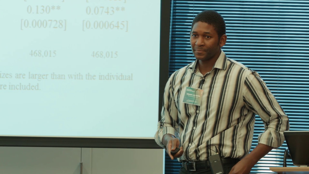 Measuring and Assessing Skills 2017 Conference: Kirabo Jackson - YouTube