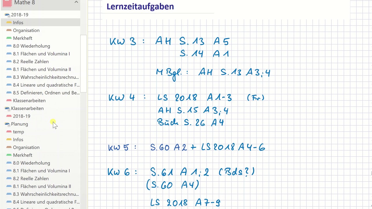 Die Struktur meiner OneNote-Notizbücher - YouTube