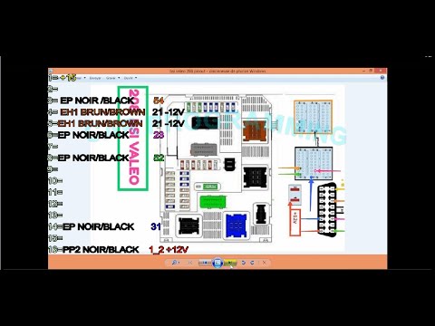 LECTURE BSI VALEO PSA 208/301 AVEC FVDI SUR TABLE PIN CODE EEPROM FLASH ...