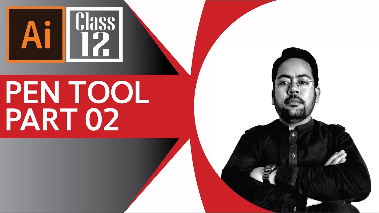 Pen Tool In Adobe Illustrator Class 12 Part 02|Add Anchor Point Tool|Delete Anchor Point Tool ...