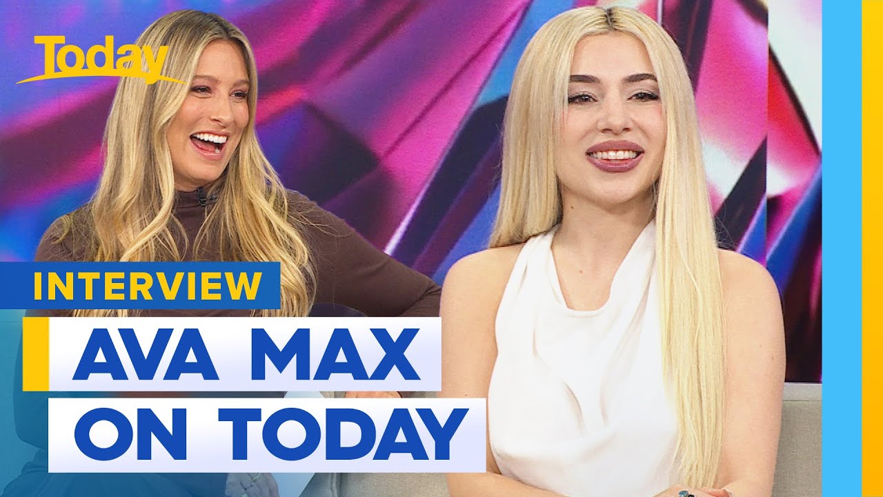 Singer Ava Max catches up with Today | Today Show Australia - YouTube