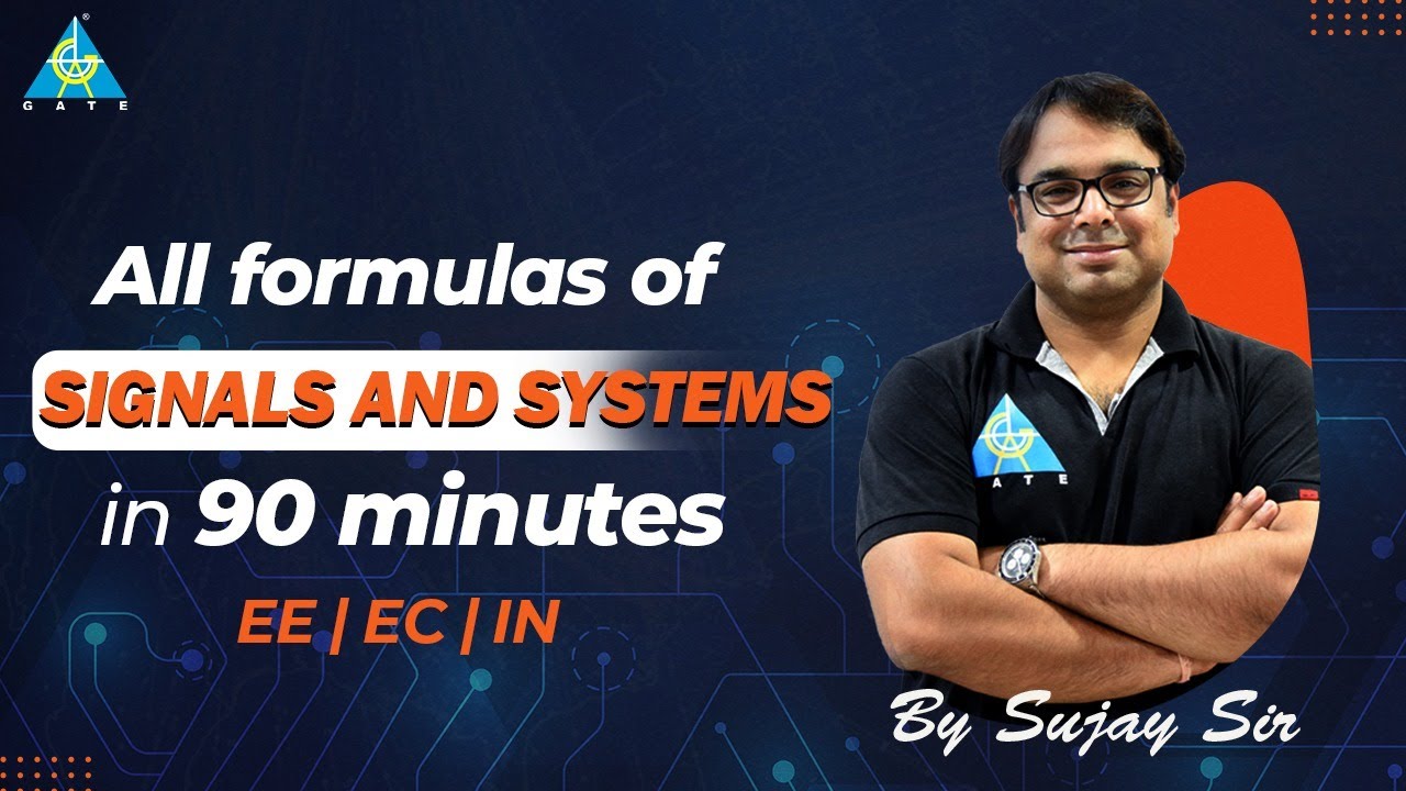 All formulas of SIGNALS AND SYSTEMS in 90 minutes | EE/EC/IN | By Sujay ...