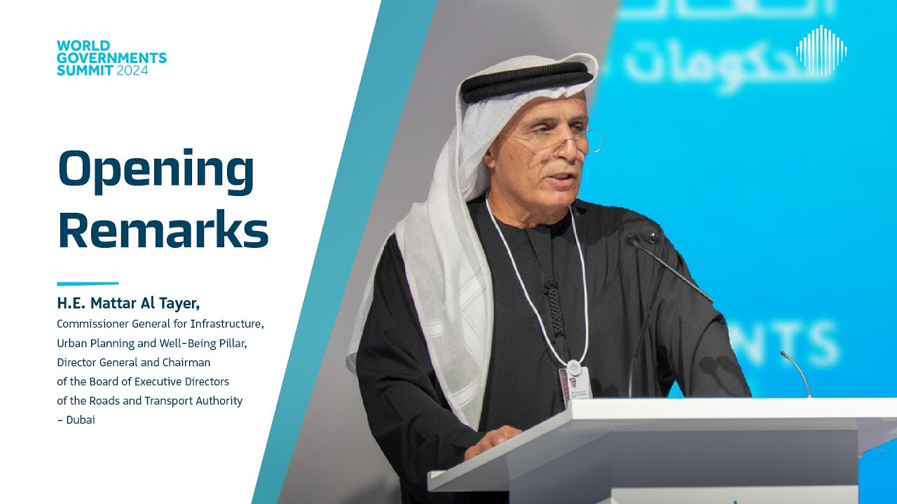 Opening Remarks: H.E. Mattar Al Tayer - YouTube