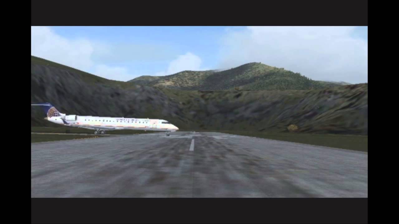 FS2004 Movie - CRJ-700 Take Off From Paro (VQPR) - YouTube