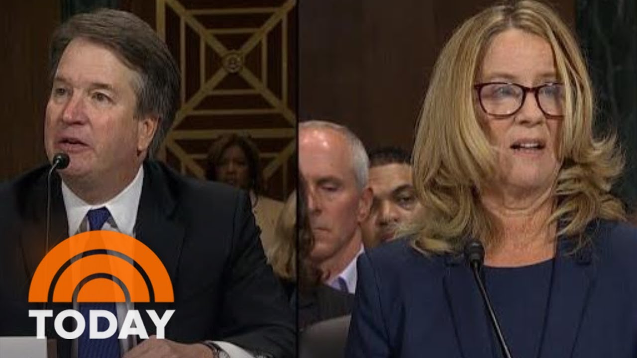 Brett Kavanaugh And Christine Blasey Ford Deliver Testimony In Senate ...