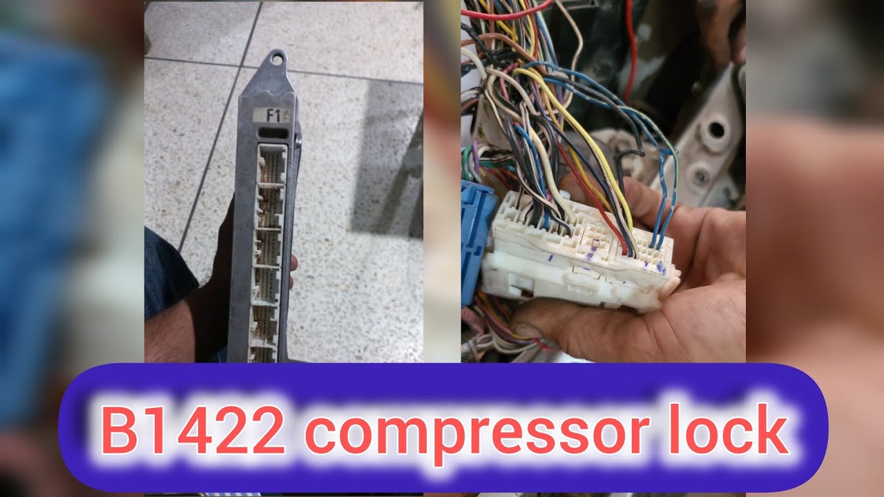 how to fix B1422 compressor lock Toyota markx 3GR SWIP 2GR #viral # ...