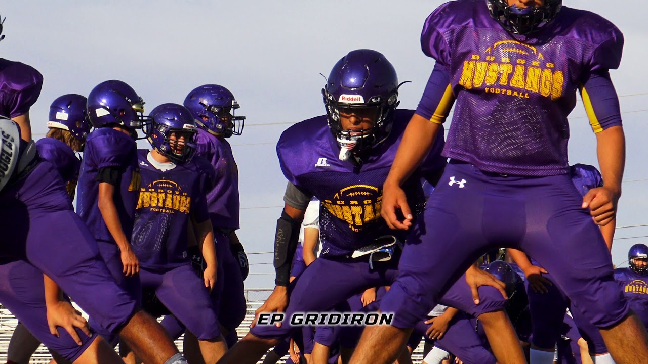 EP GRIDIRON 2019 - Burges Mustangs Spring Game - YouTube