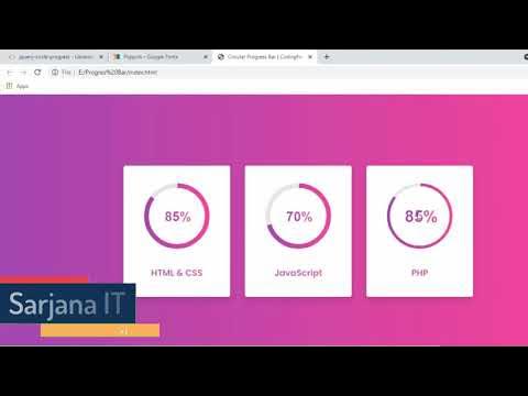 Membuat Animasi Progress Bar Menggunakan HTML & CSS - YouTube