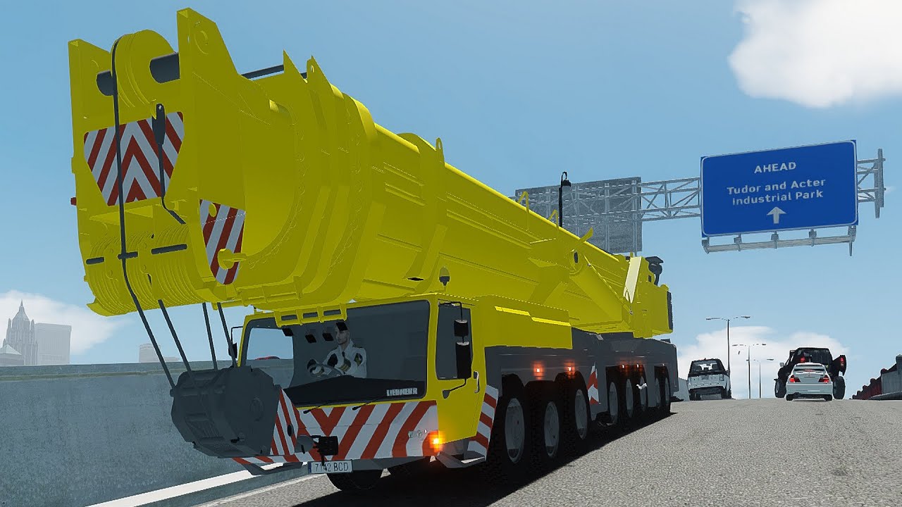 GTA Liebherr LTM 11200 Biggest Mobile Crane in the World - YouTube