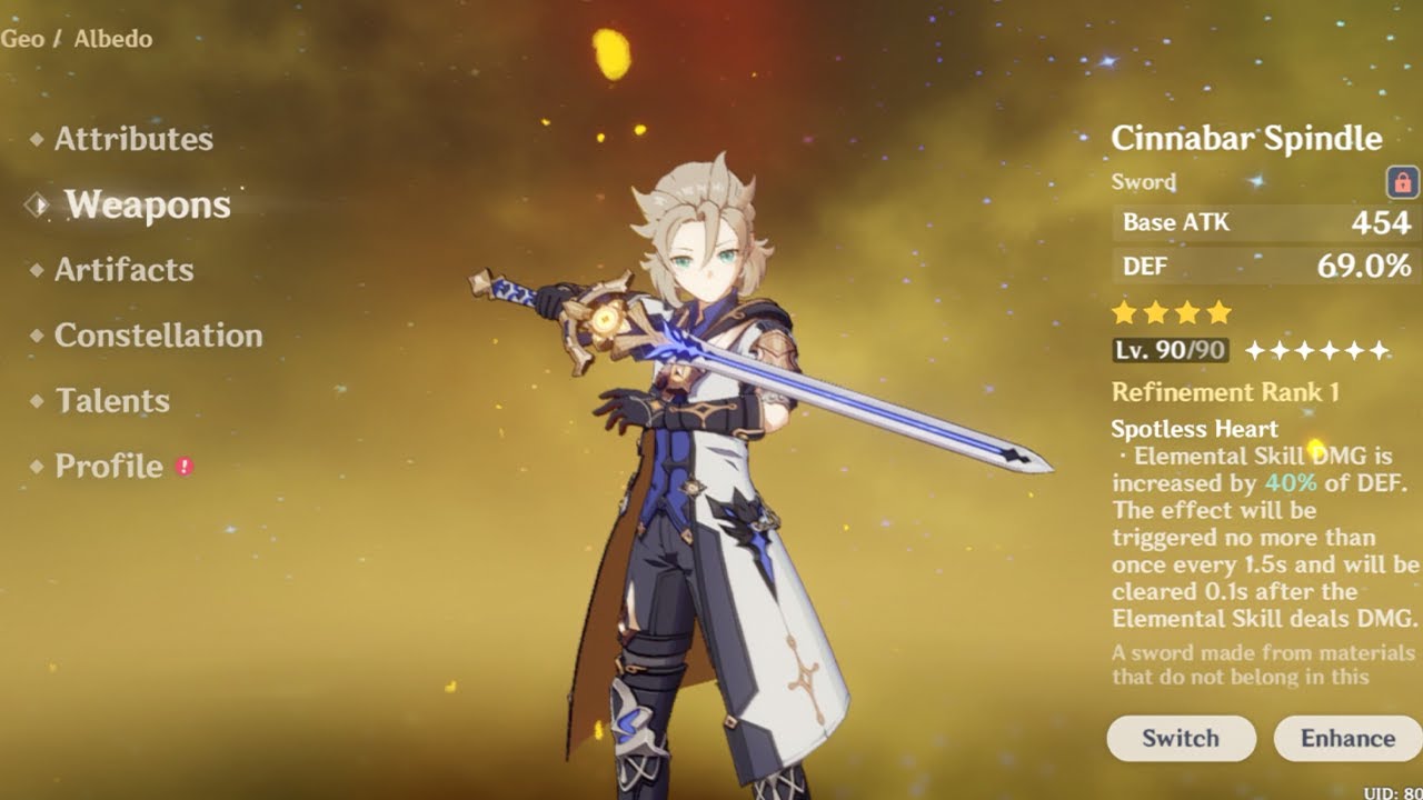 Finally A Good Sword For My Albedo | Genshin impact - YouTube