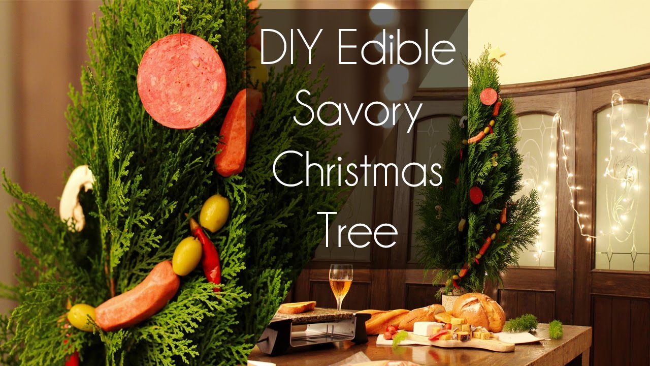 DIY Edible Christmas Tree (Savory Version) - YouTube