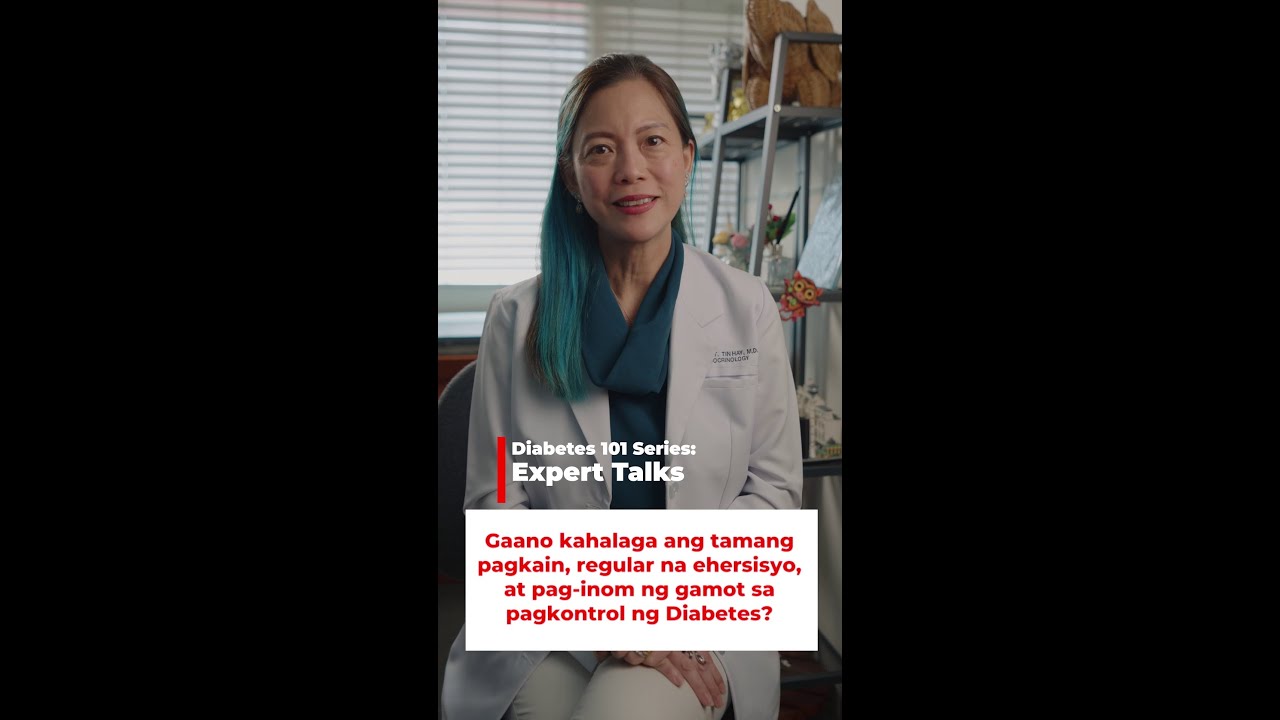 Diabetes 101 Series: Gaano kahalaga ang tamang pagkain, exercise, gamot ...