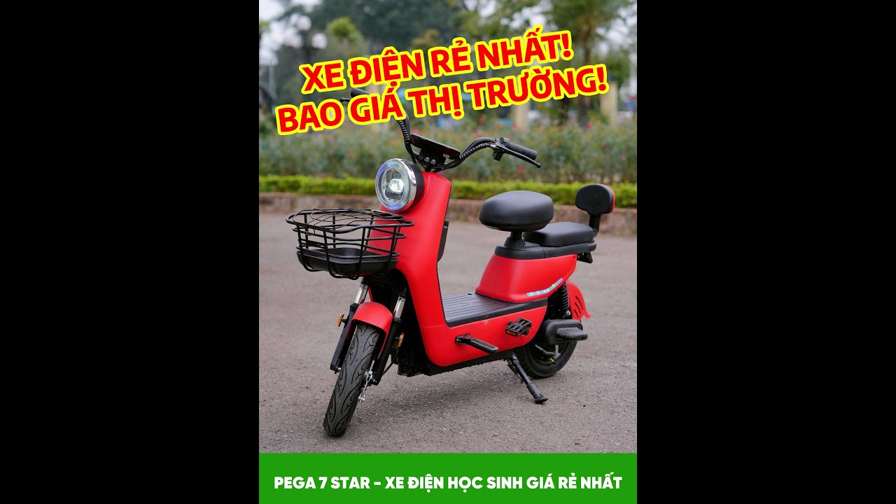 Xe PEGA 7 STAR - Xe điện chính hãng giá rẻ nhất - YouTube