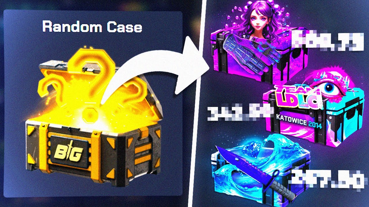 I Used The RANDOM CASE Feature for Case Battles... - CSGOBIG - YouTube