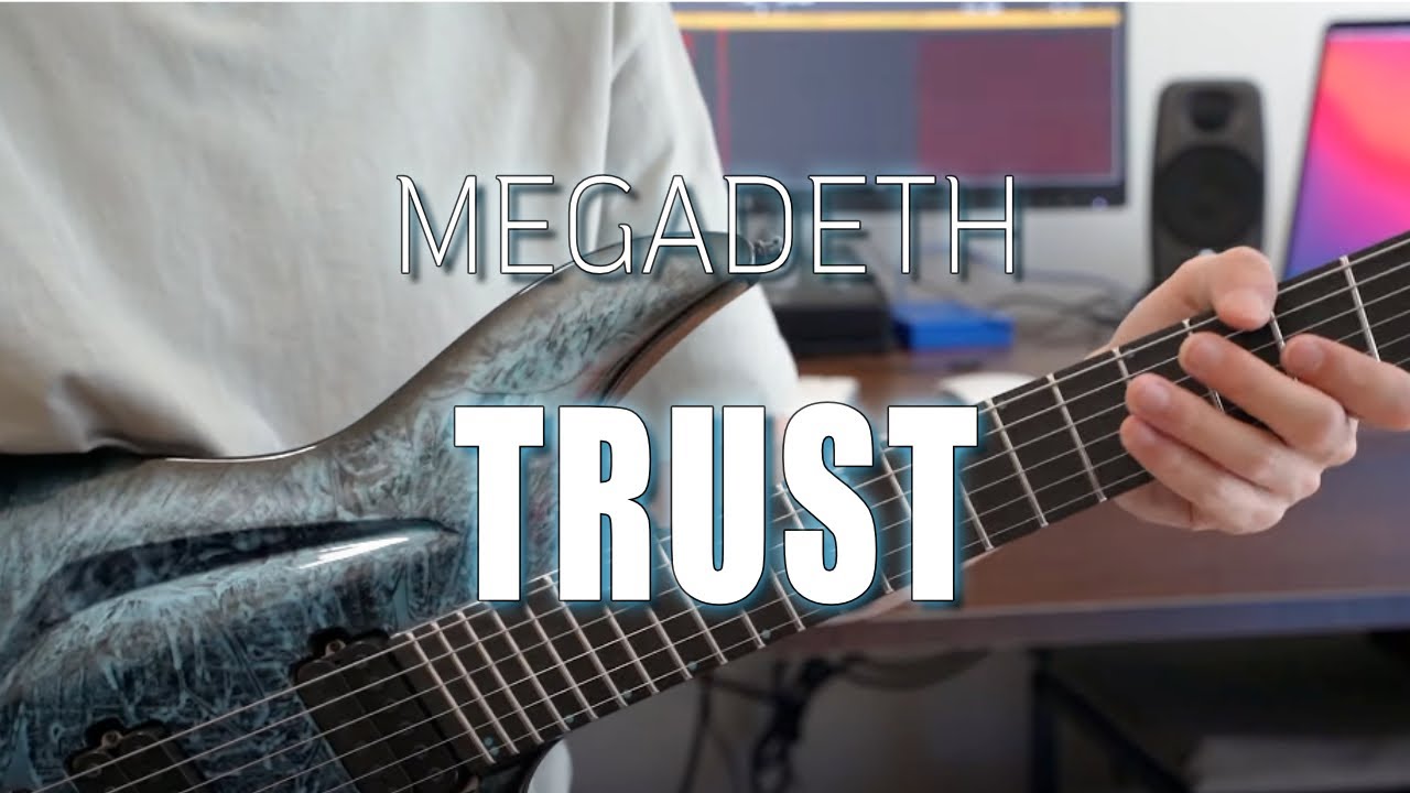 MEGADETH - Trust Solo Cover - YouTube