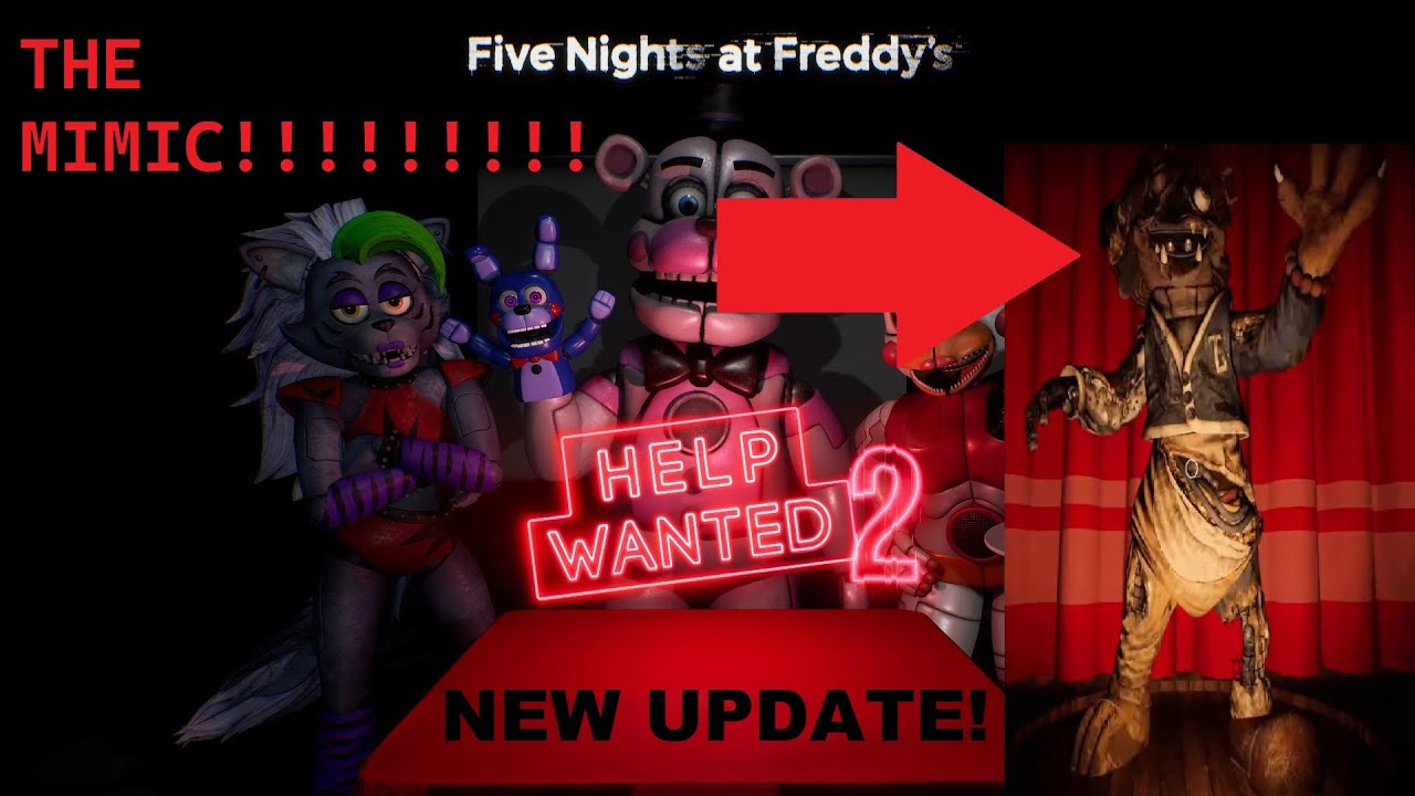 Live Streaming the NEW UPDATE in Five Nights at Freddy's Help Wanted 2 ...