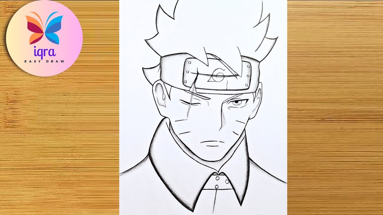 How to Draw Naratu Uzumaki Easy Step-by-Step ||Easy Anime Drawing ...