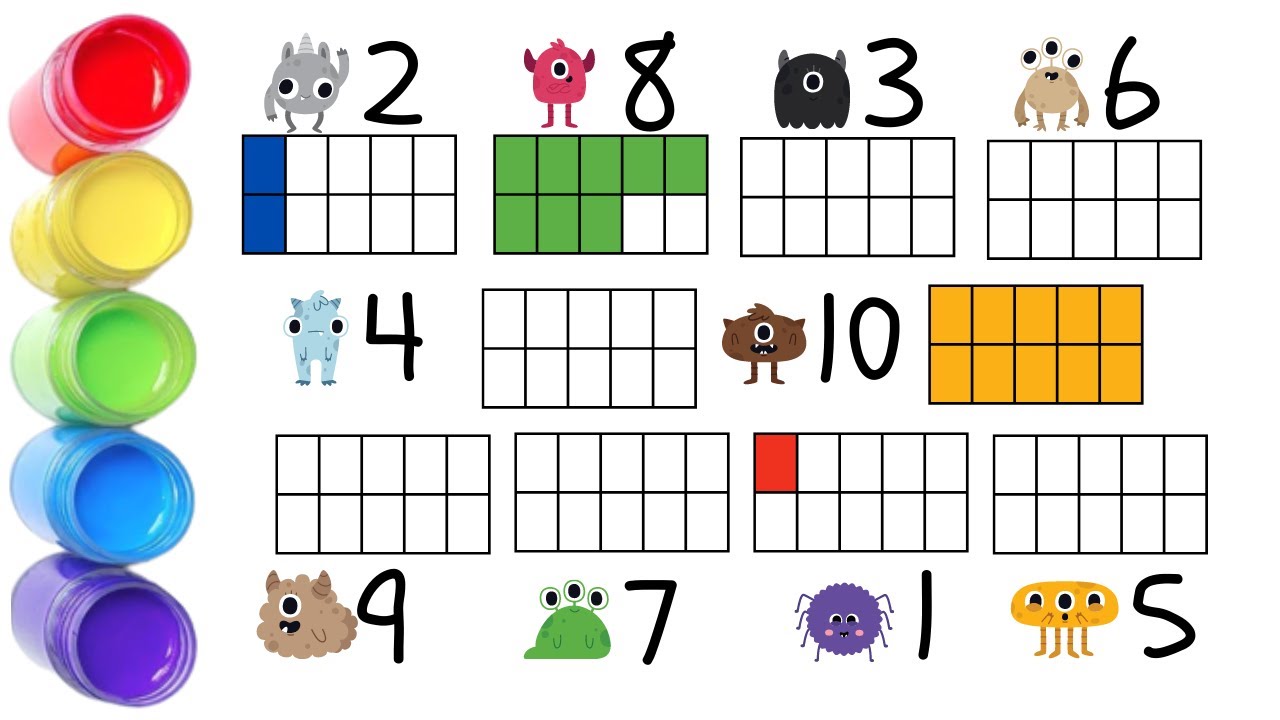 12345 Counting for toddlers, Learn 1 to 10 Counting - YouTube