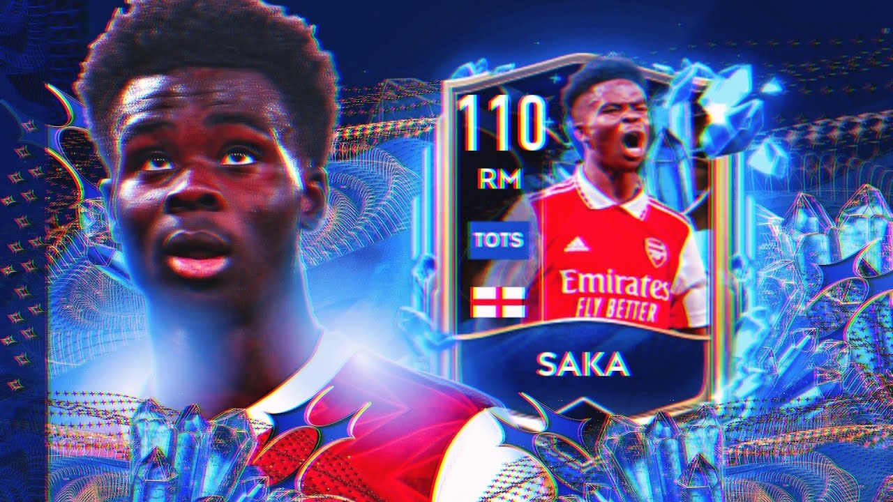 110 OVR Premier League TOTS Saka is the *BEST* F2P RM in FIFA Mobile 23 ...