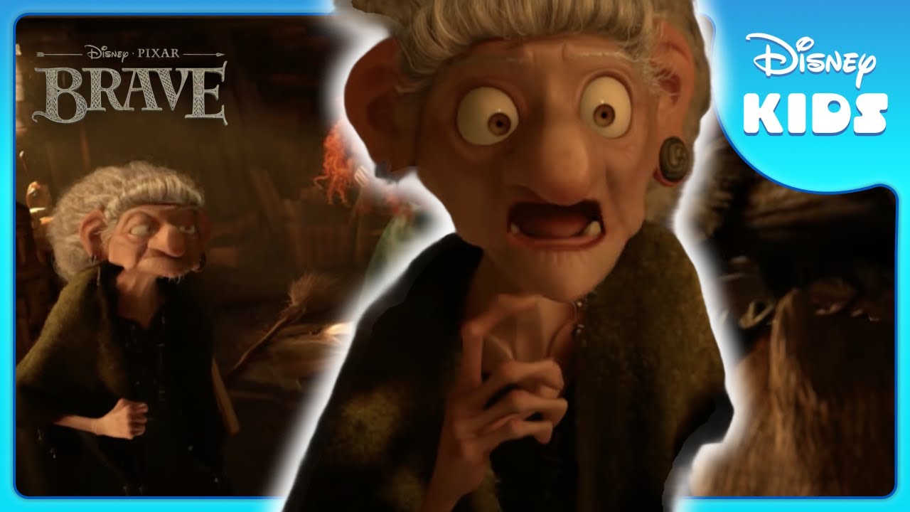 Merida Meets a Witch 🧙 | Brave | Disney Kids - YouTube