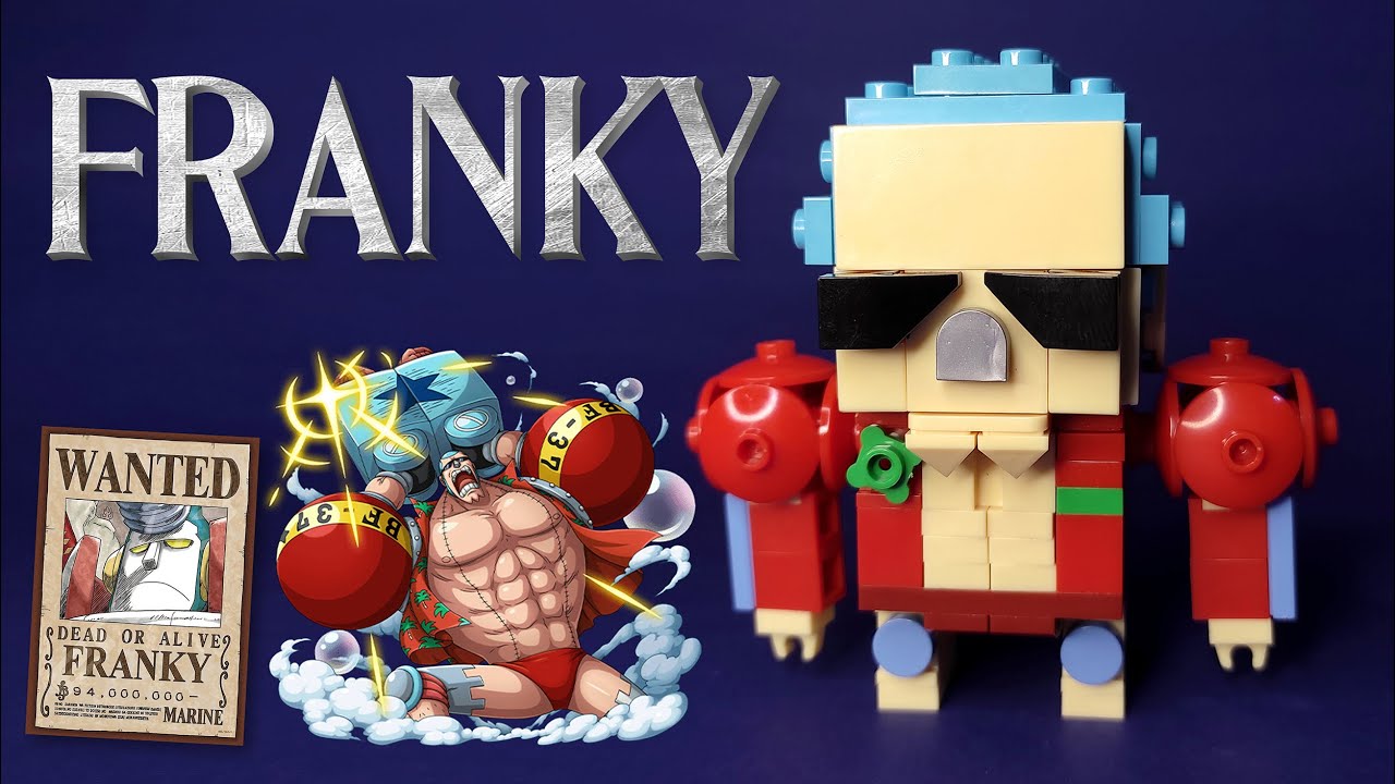 LEGO UNOFFICIAL SH MAGIC BRICK - ONE PIECE FRANKY BRICKHEADZ - YouTube