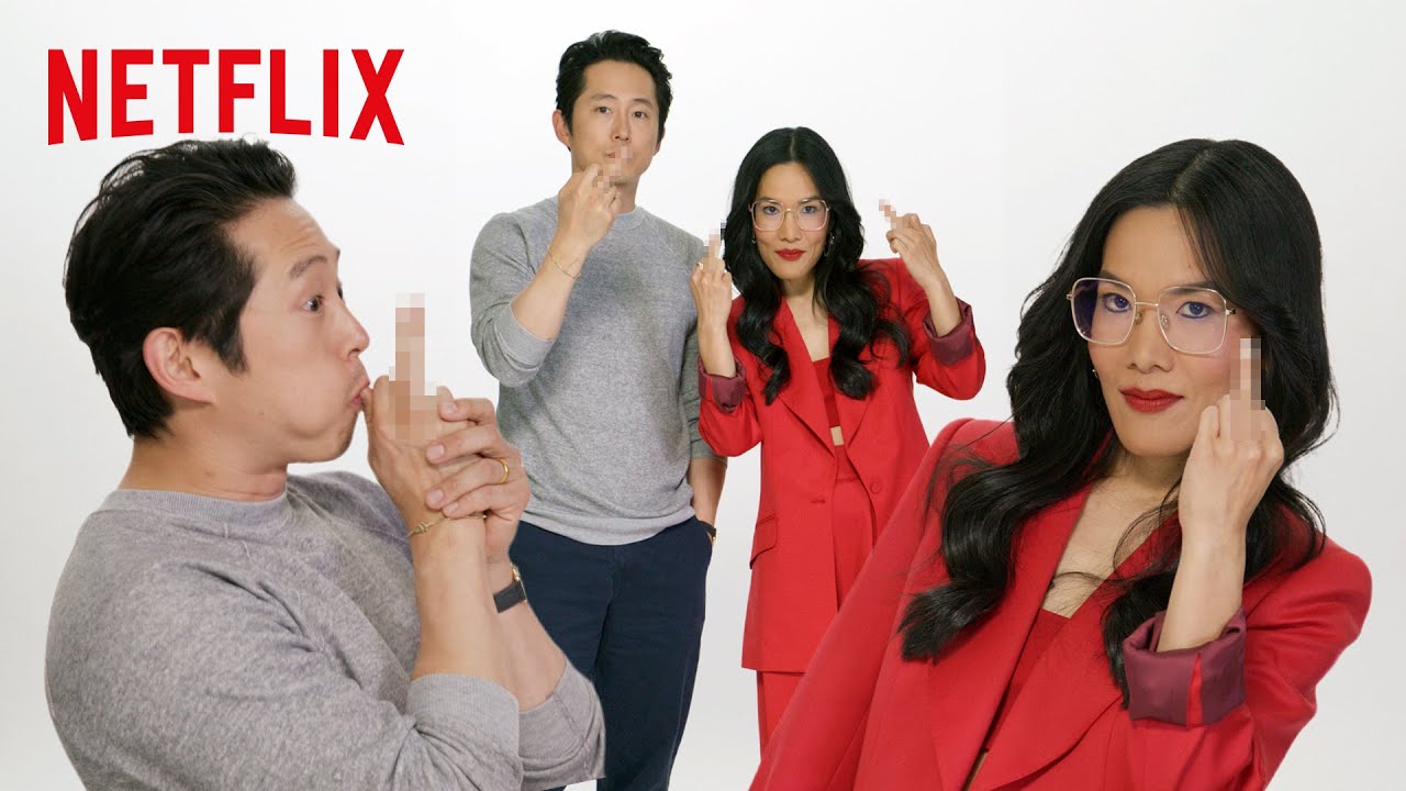 Steven Yeun and Ali Wong Teach You How to Flip the Bird | BEEF | Netflix - YouTube