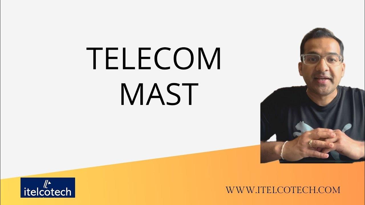 Telecom Mast Part Of Telecom Basics Course Link In Description Youtube