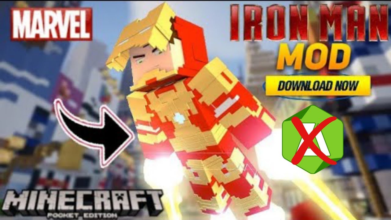 How To Download Iron Man Add-on in Minecraft Pocket Edition Without ...