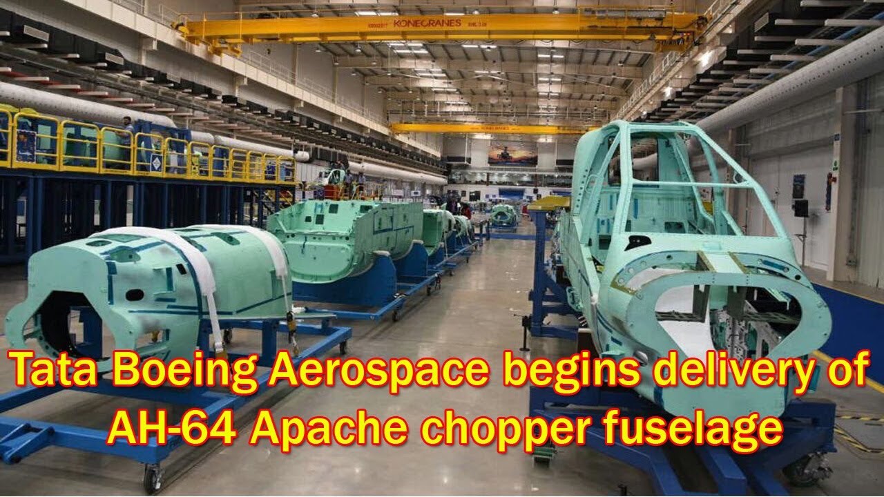 Tata Boeing facility delivers 1st fuselage for AH-64 Apache combat ...