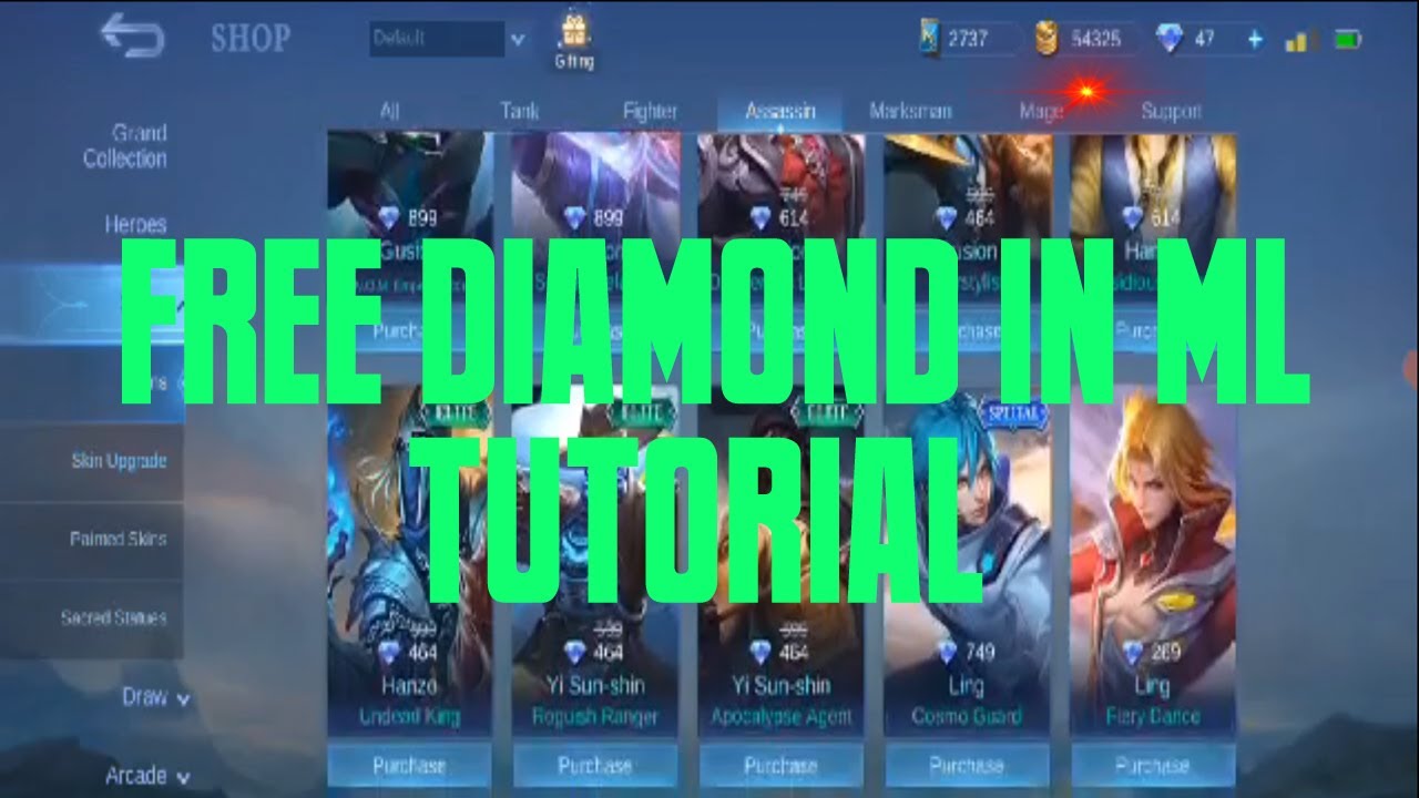 Tutorial to get free Diamond in mobile legend! 2022 TESTED! you can ...