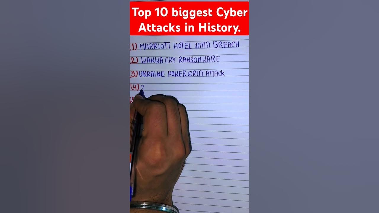Top 10 biggest Cyber Attacks in History#Shorts#gk#gkquestion#gkquiz#learn#learning#english#viral ...