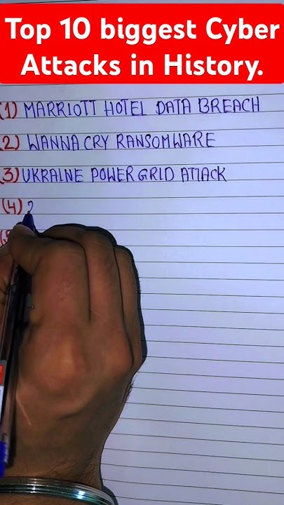 Top 10 biggest Cyber Attacks in History#Shorts#gk#gkquestion#gkquiz#learn#learning#english#viral ...