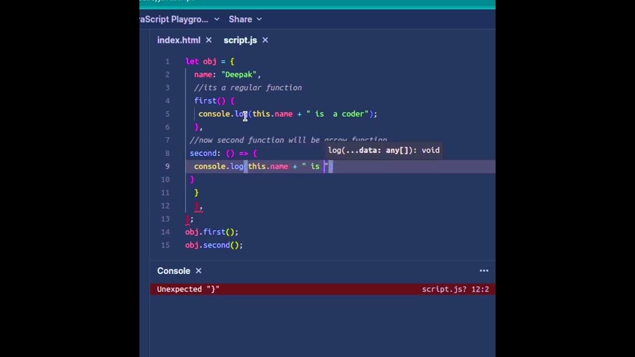 Javascript Interview Question serial-1 |2024|Coding video - YouTube