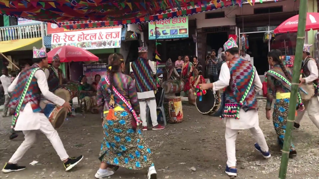 Beautiful Limbu Chabrung/Kelang Dance in Pathri Morang, Nepal - YouTube