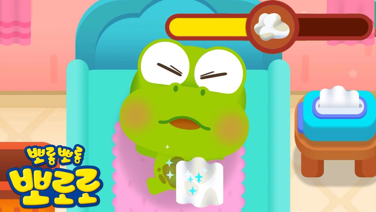 아기가 된 크롱을 함께 돌보아요👶 아기 동생 돌보기 뽀로로 게임 뽀로로의 아기 돌보기🍼 뽀로로콘 Youtube