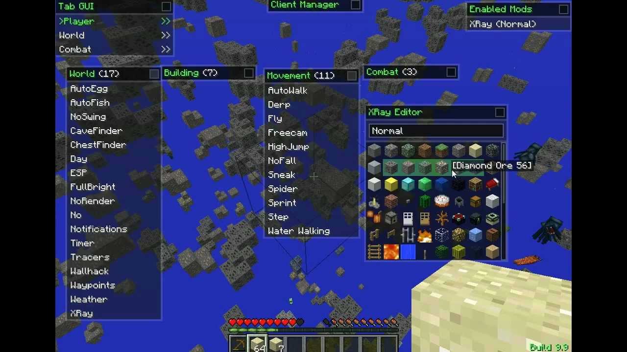 Hack minecraft - Nodus client mod quick look - YouTube