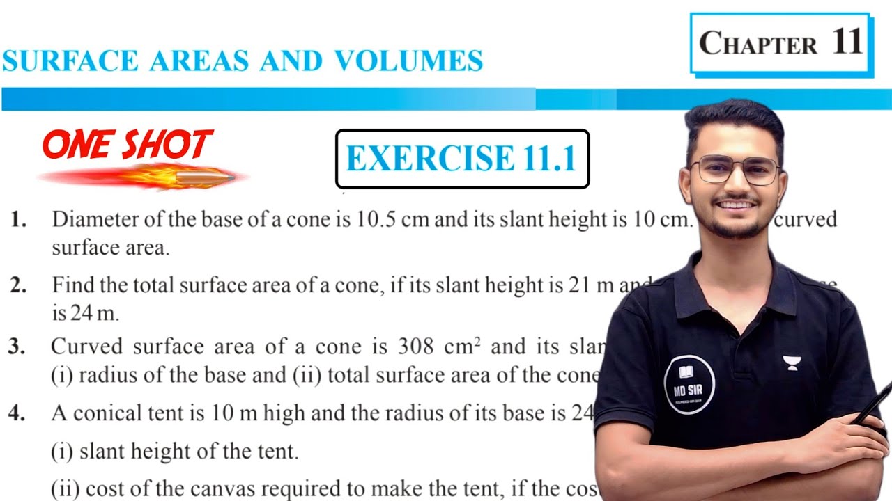 Class 9 Maths Chapter 11 | Surface Areas and Volumes | Exercise 11.1 ...