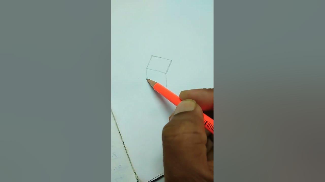 how to draw 3d cube @ArtbySanjit - YouTube