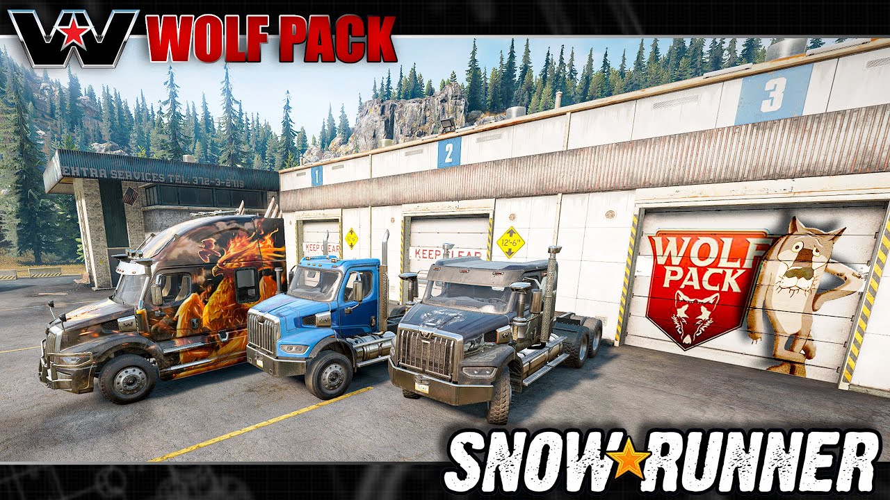 Snowrunner\ Western Star Wolf Pack \ Обзор - YouTube