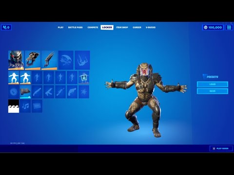 *PREVIEW* PREDATOR SET IN GAME & PREDATOR EMOTE - PREDATOR PICKAXE ...
