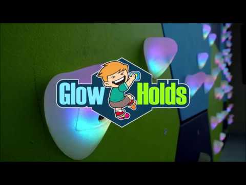 GlowHolds Interactive Climbing Wall System - Supplied by iActive Technology - YouTube