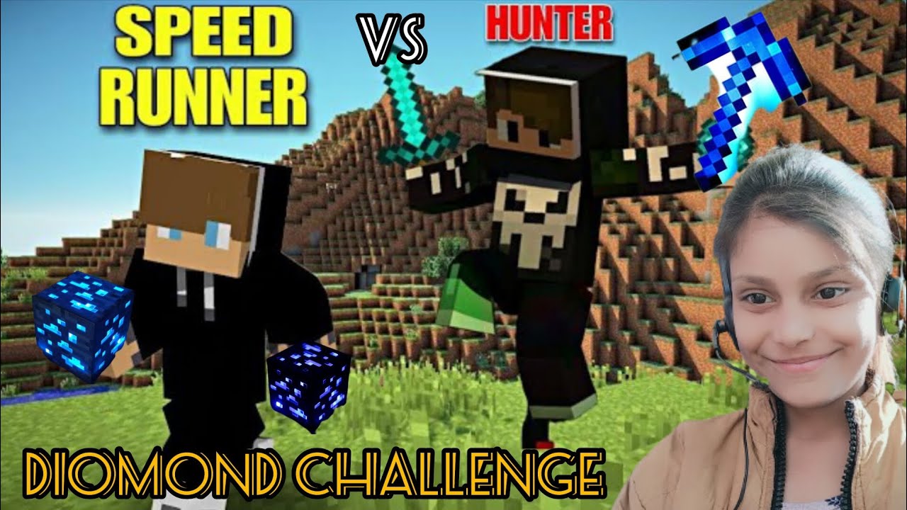 MINECRAFT SPEED RUNNER Vs HUNTER//@mehakgaming970 👋||#minecraft #gaming ...
