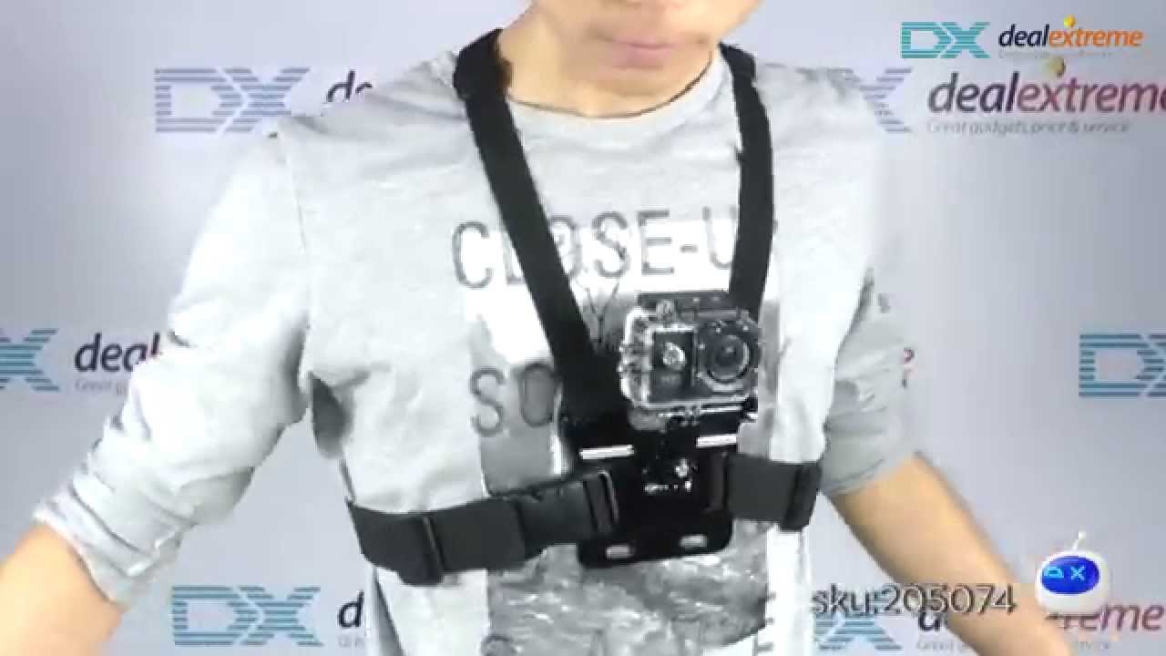 DX: Adjustable Chest Mount Harness Camcorder Shoulder Strap for GoPro ...