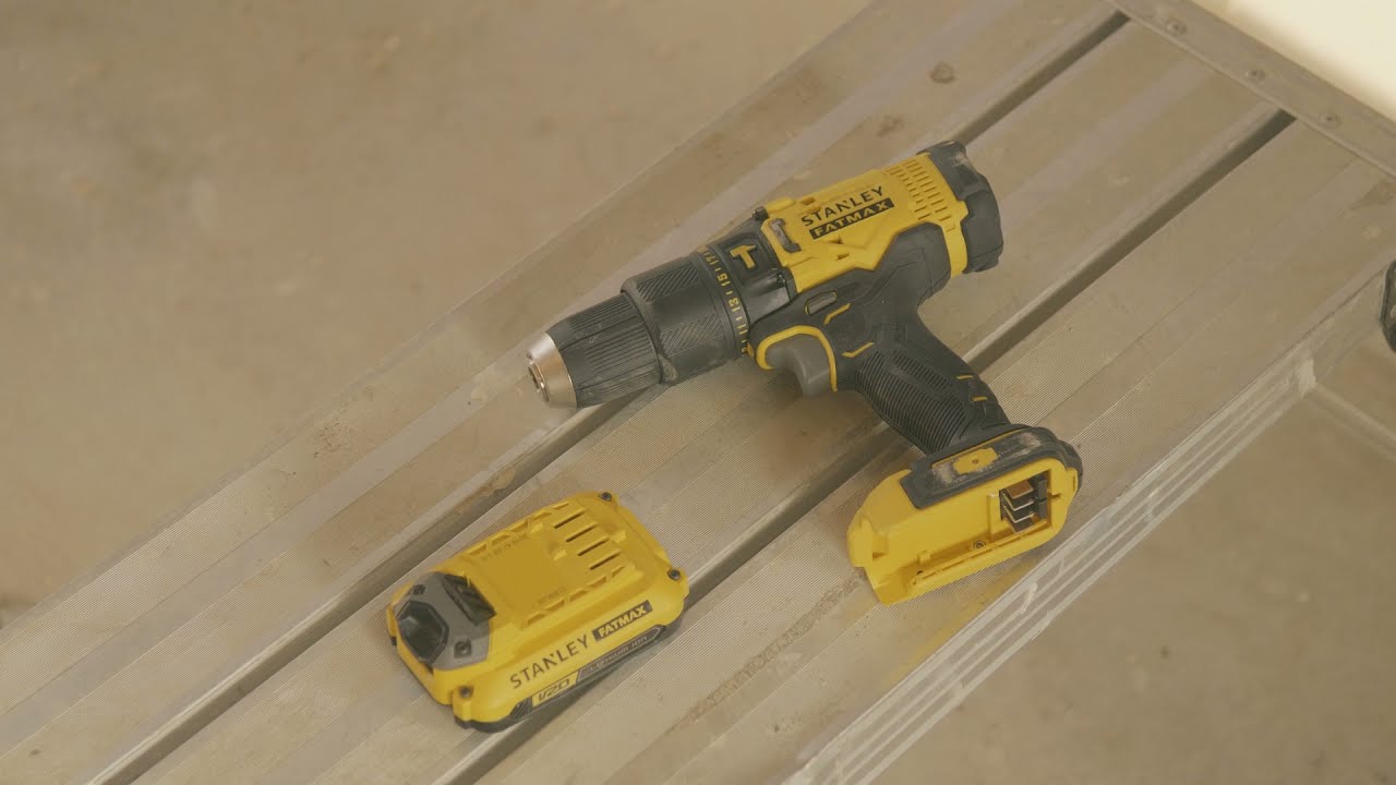 TALADRO PERCUTOR INALÁMBRICO V20 STANLEY SCD711 SCD718 - YouTube