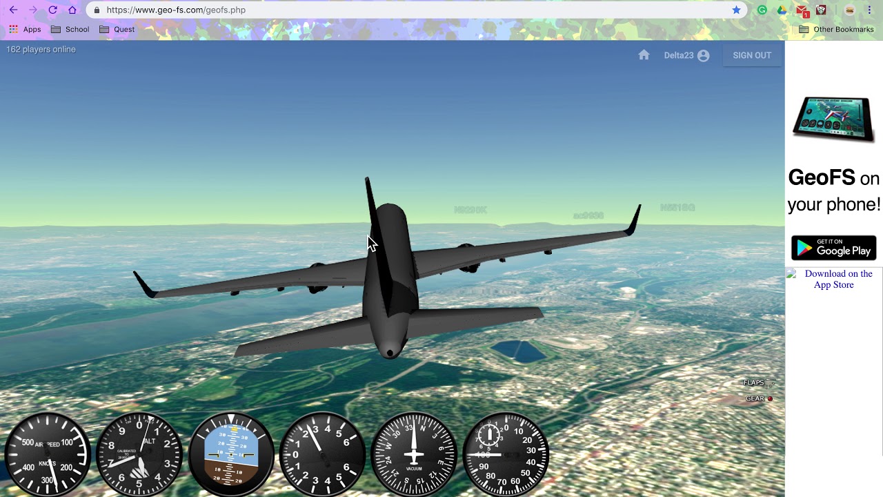 Geo.fs flight- Teterboro Airport to New York's LaGuardia Airport - YouTube