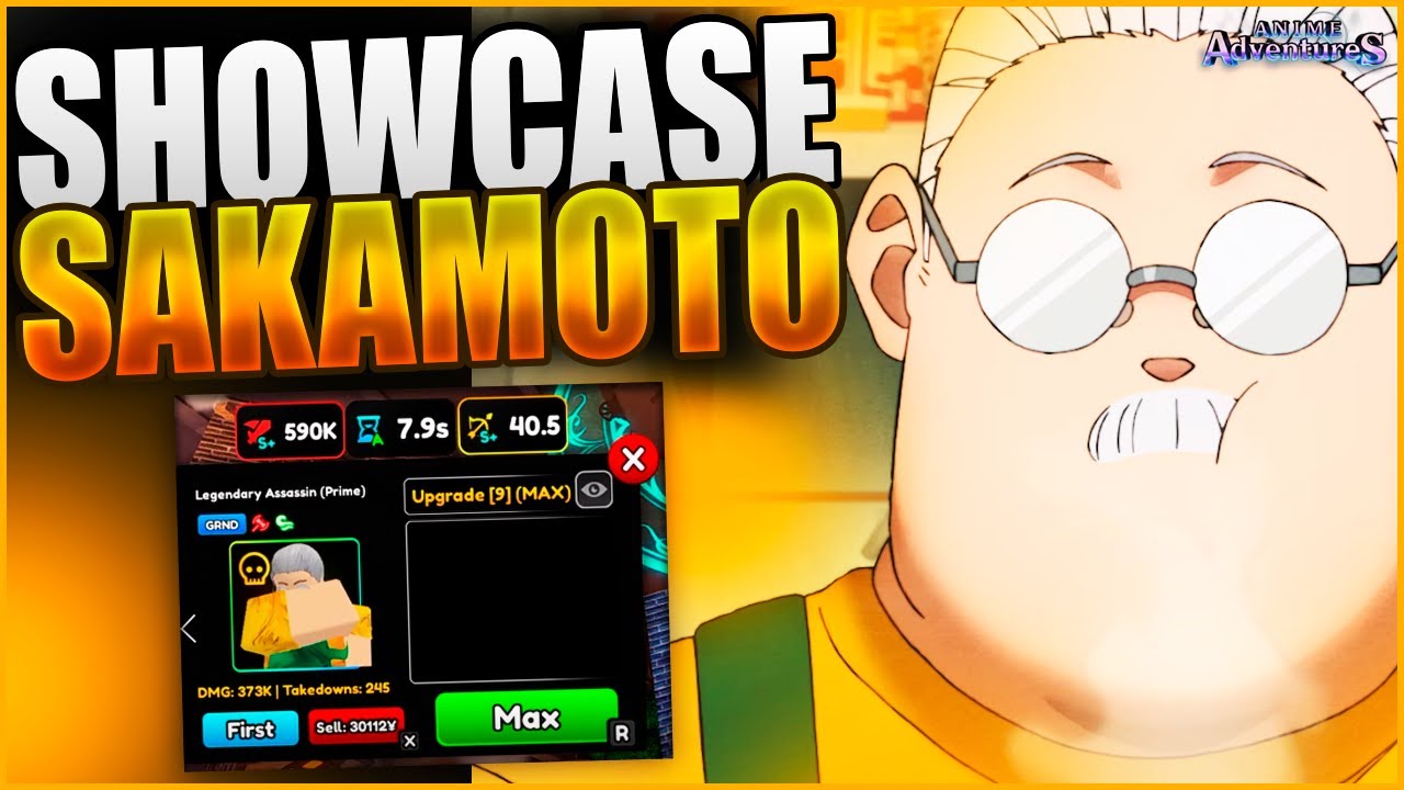 SAKAMOTO PRIME SHOWCASE - ANIME ADVENTURES - #roblox - YouTube