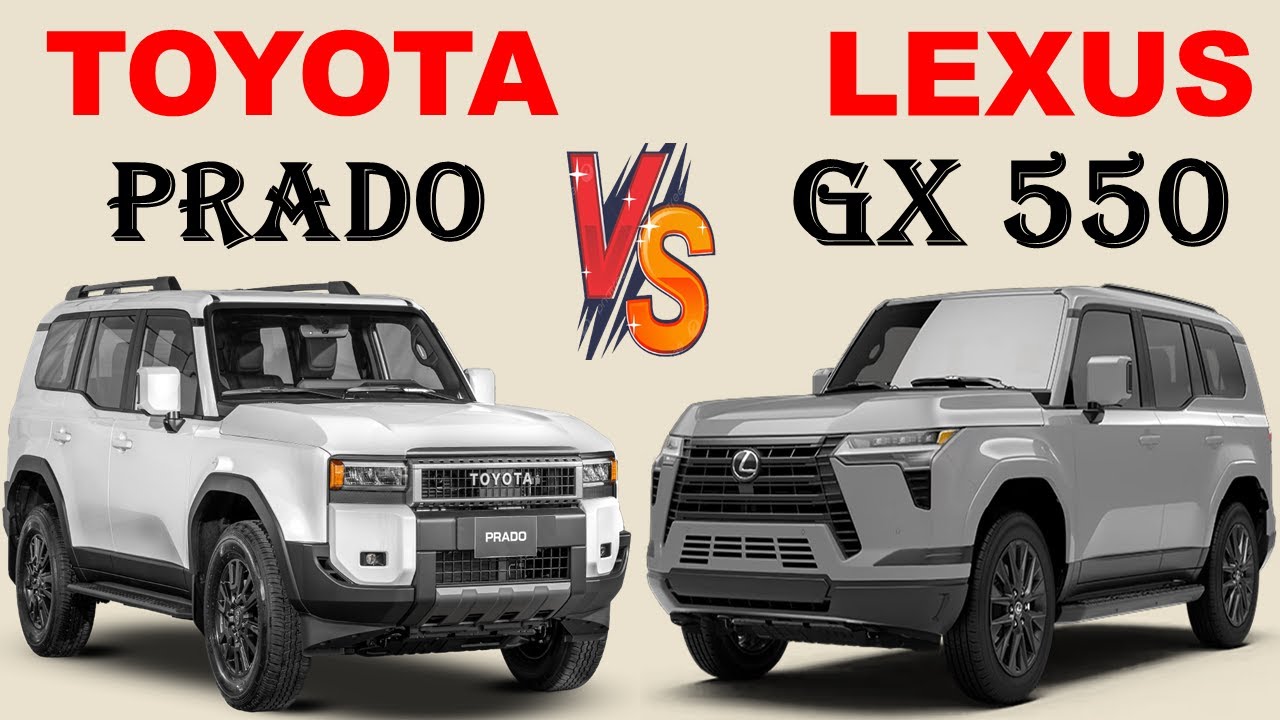ALL NEW 2024 Toyota Land cruiser PRADO Vs ALL NEW Lexus GX550 ...