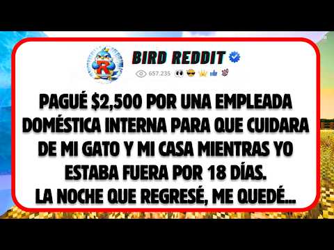 Pagué $2,500 por una empleada doméstica interna para que cuidara de mi gato y mi casa mientras yo...