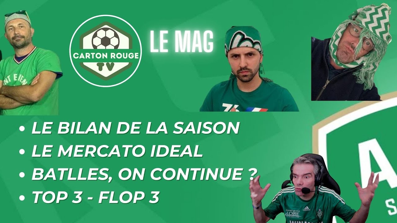 ASSE - Carton Rouge le Mag en live 🟢Allez les Verts ! 🟢 - YouTube